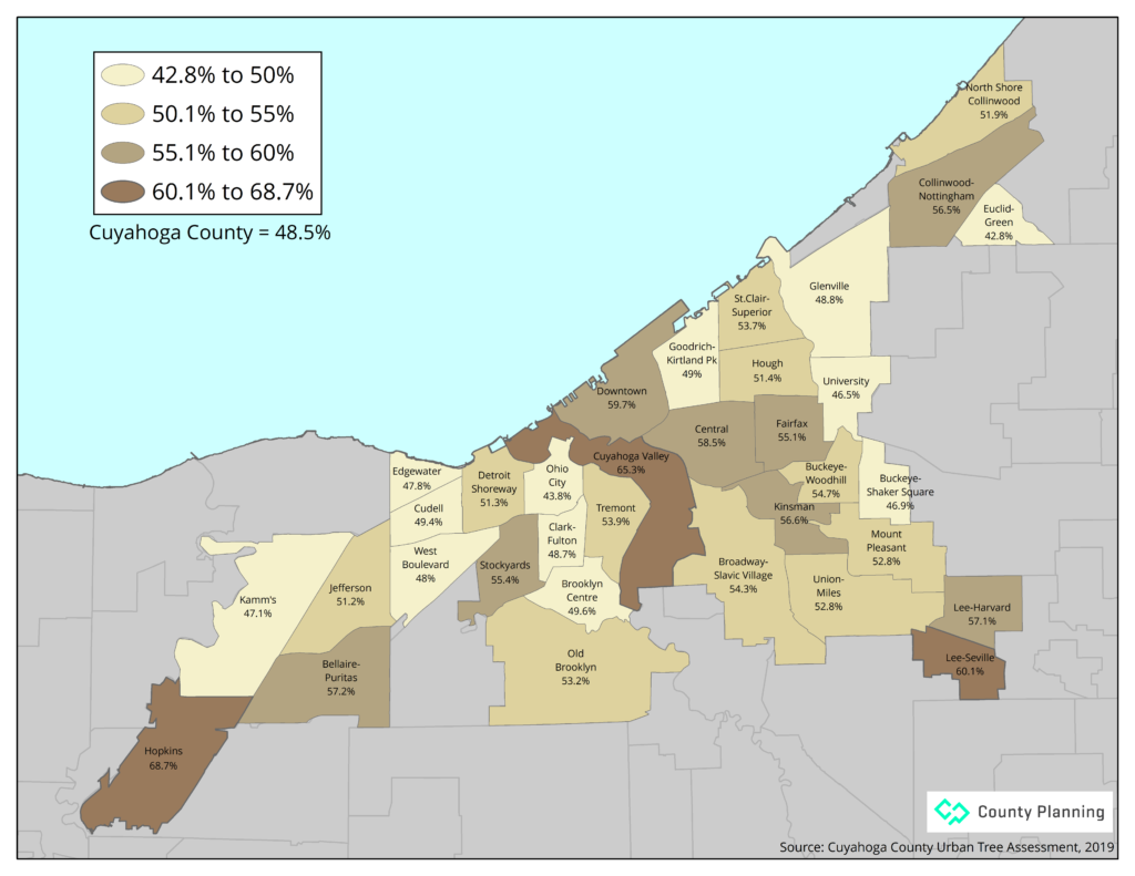 Urban Tree Canopy Assessment Update: Cleveland Neighborhoods – Cuyahoga ...