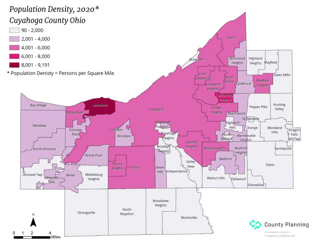 2020 Census: Population Density and Area – Cuyahoga County Planning ...